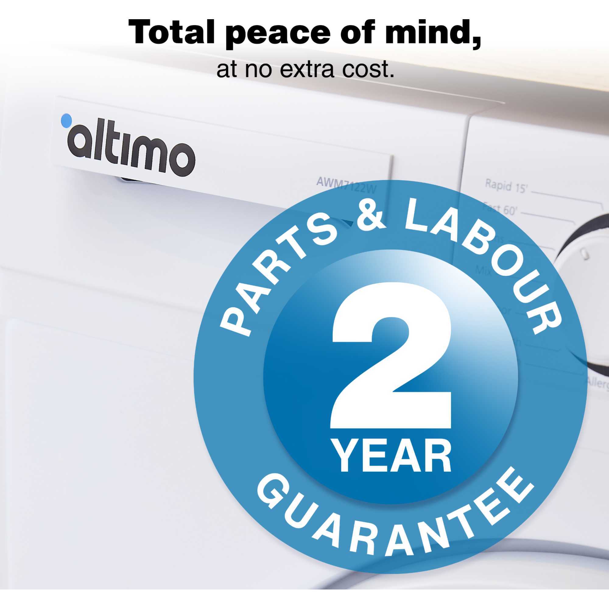 Hughes Trade: Business Altimo AWM7122W 7kg 1200rpm Washing Machine - White